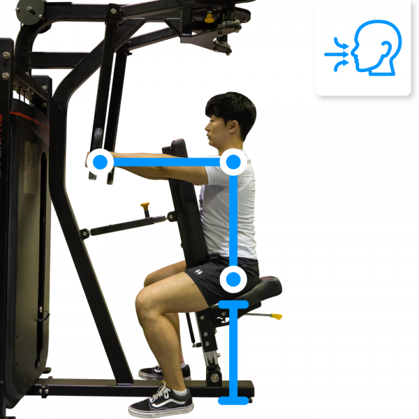 리버스 펙 덱 플라이 (Reverse Pec Deck Fly) > 운동방법 | 보따피